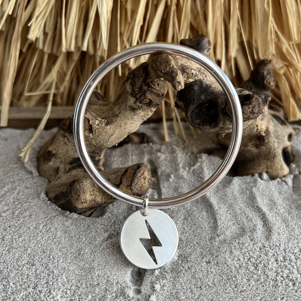 Jonc Breloque Eclair vide – CamiBijoux